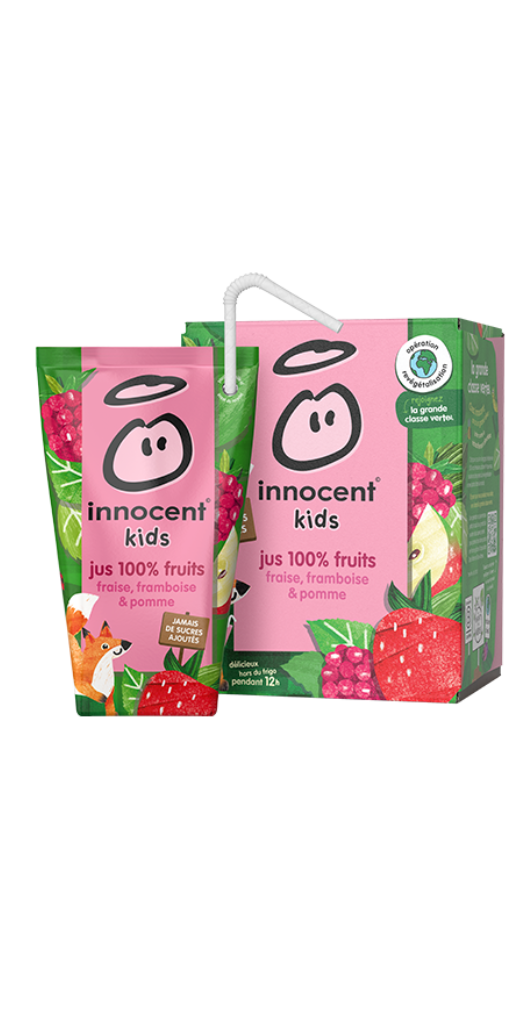 innocent kids - la briquette 100% fruits pour les enfants